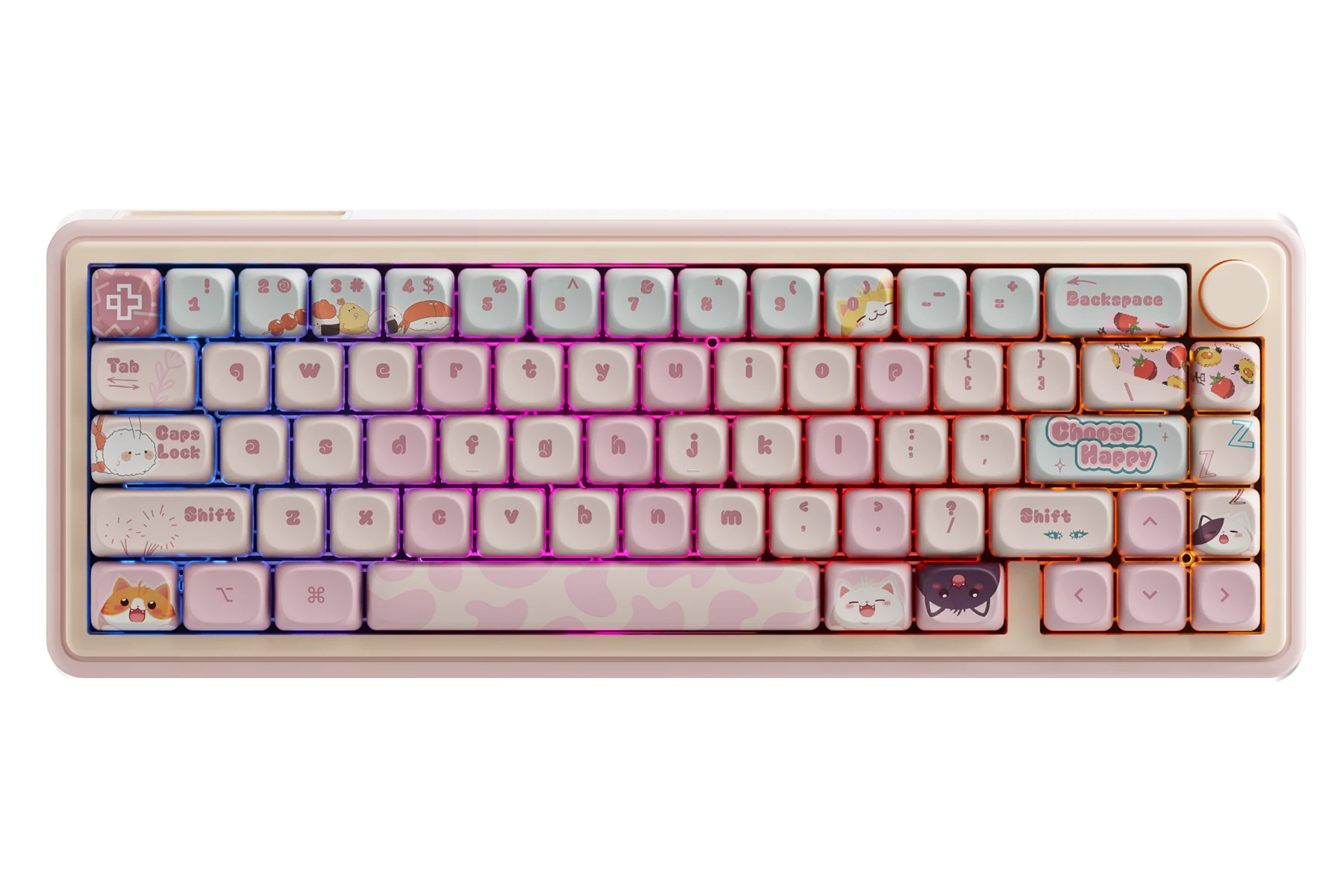 QwertyKey65 Pro Bliss Bluetooth Wireless VIA Hotswap RGB Mechanical Ga